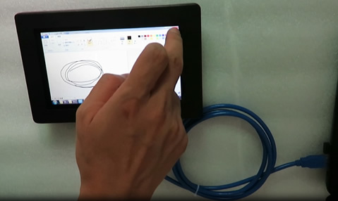 ITD 7 inch USB Powered Capacitive Touch Monitor in Mass Production