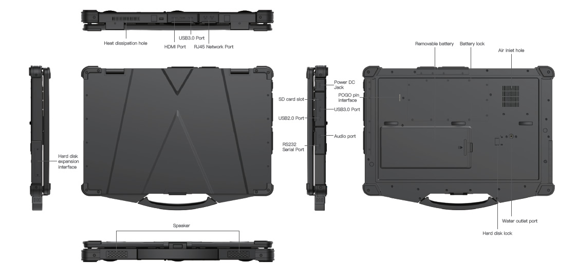15.6 inch Rugged Laptop