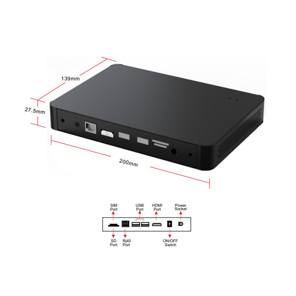 RK3399 Android Media Player for Digital Signage