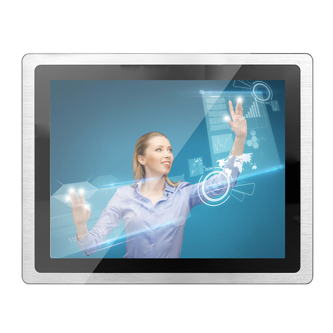 15” Flat Bezel Panel Mount Fanless Industrial Panel PC
