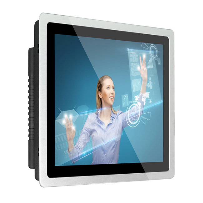 19” Flat Bezel Panel Mount Fanless Industrial Panel PC